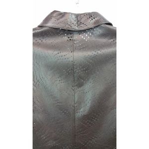 Etcetera | Jackets & Coats | Etcetera Black Perforated Jacket | Poshmark